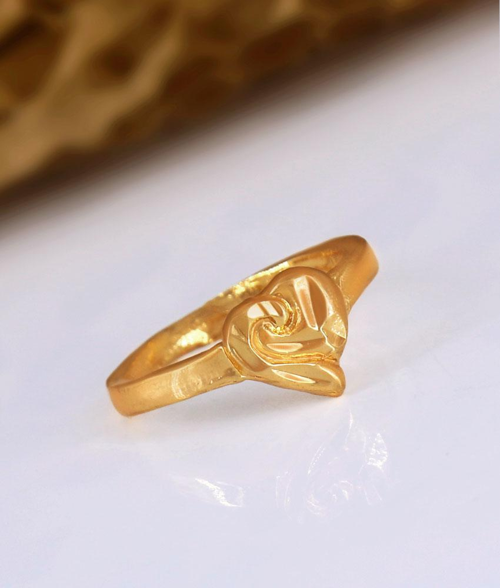 Heart Shaped Impon Finger Ring Regular Use Collections FR1494