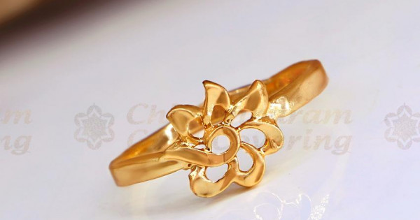 Pure Impon Ring 1 Gram Gold Plated Jewellery For Ladies FR1524