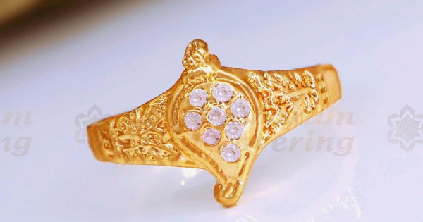 New Model White Stone Mango Ring For Functions FR1578