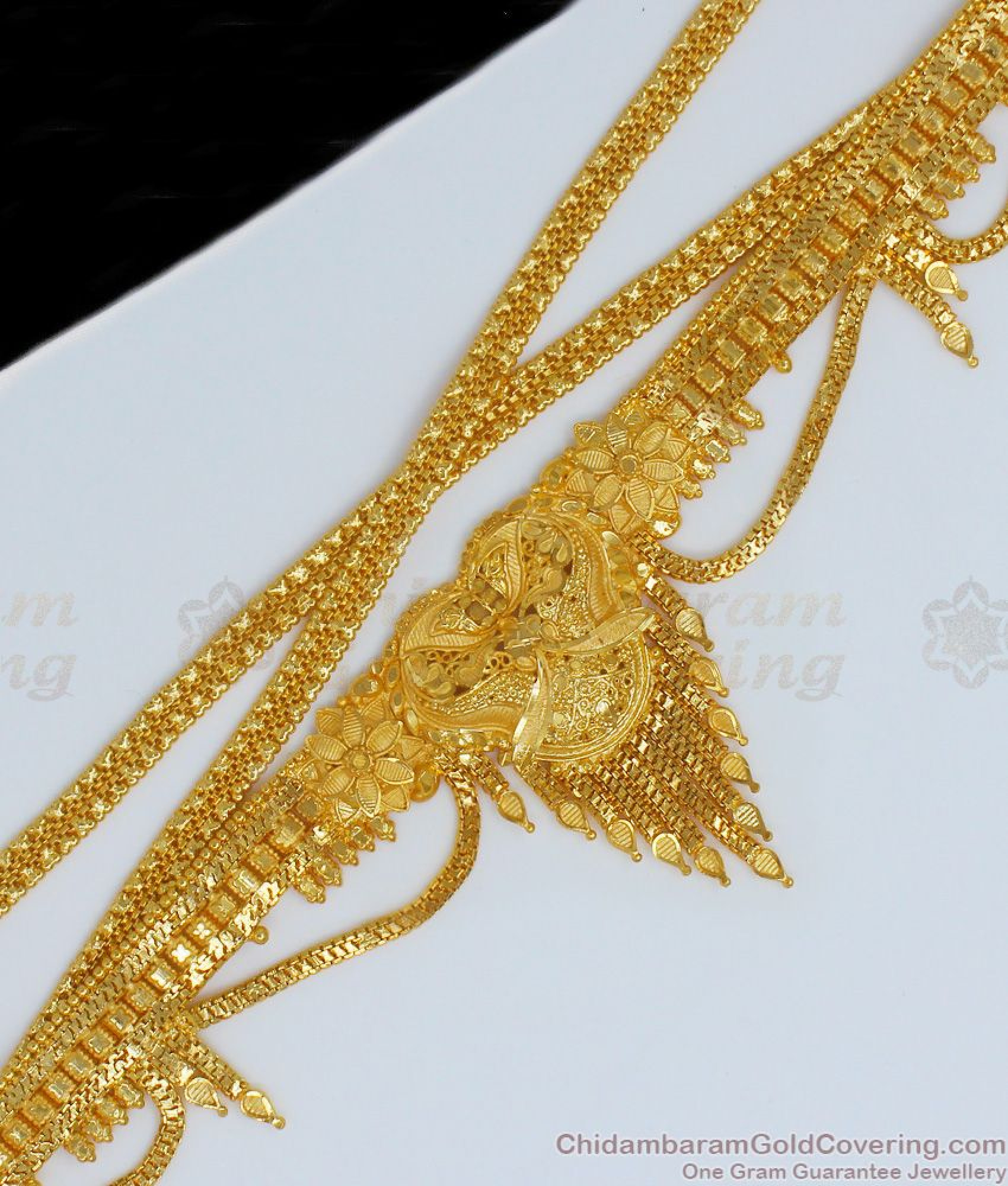 Plain Bridal Simple Chain Type Kamarband Matching Attires South Indian ...