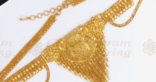 Two Gram Gold Hip Chain Womens Wedding Collections HC1028