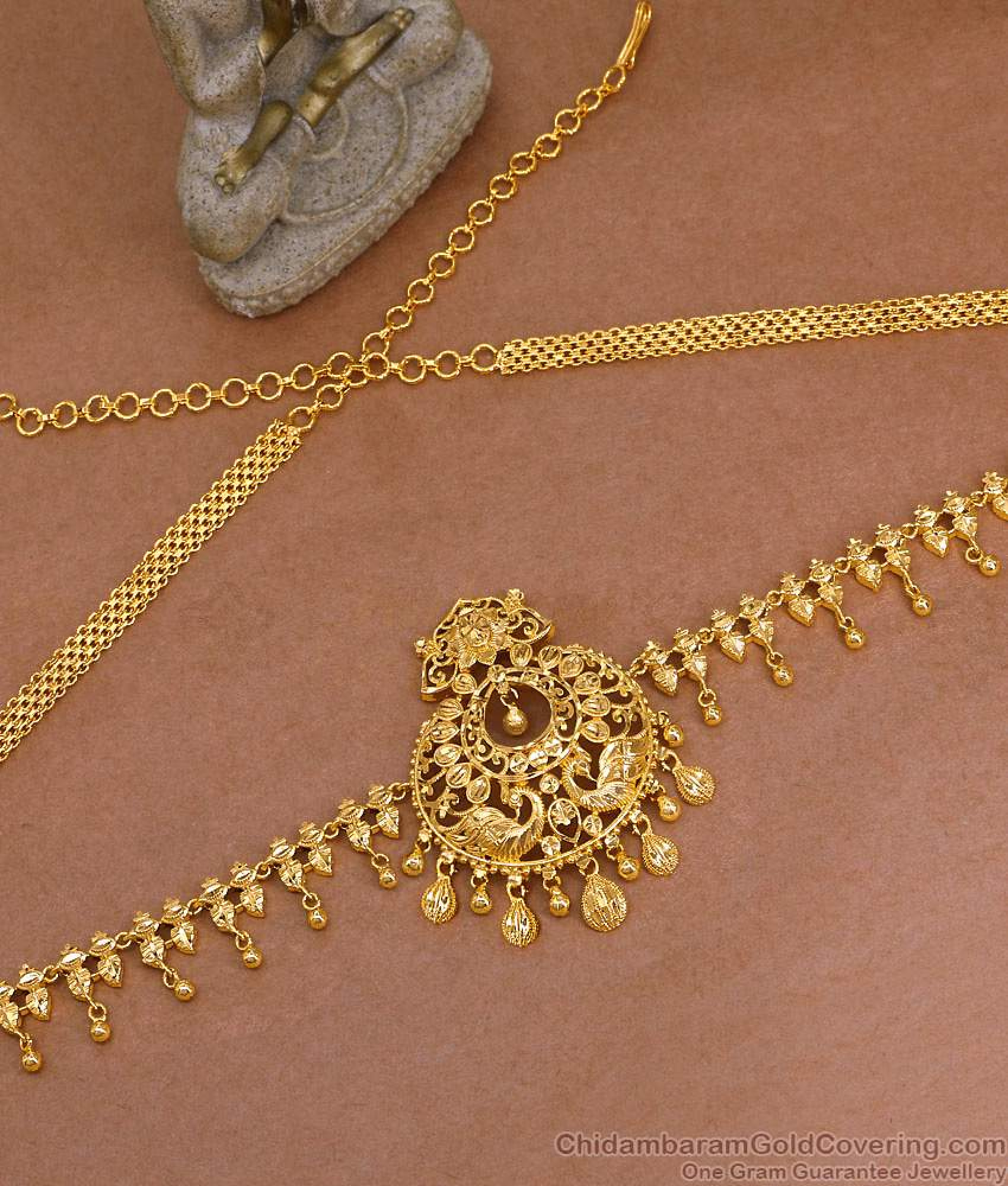 22kt Gold Imitatin Women Hip Chain Adjustable Design For Bridal Women ...