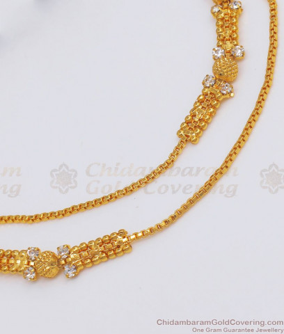 11 Inch Real Gold Tone Latest Design Padarasam Kolusu Trending ...