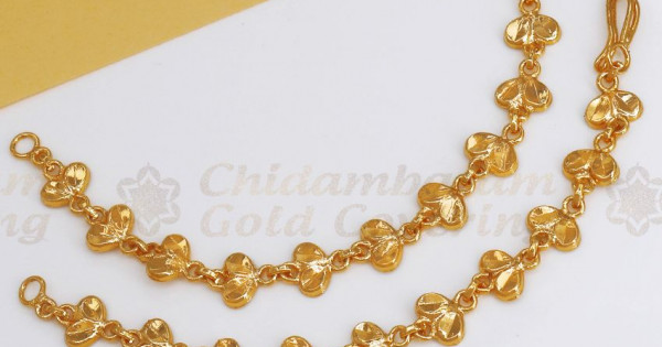 Beautiful Heart Shaped 1 Gram Gold Hook Matilu Collection MATT134