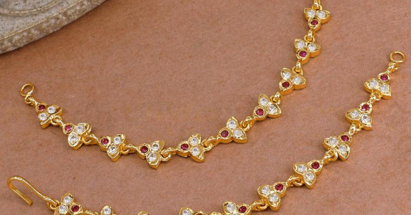Light Weight Impon Gold Design Ear Maatal Design For Wedding MATT193