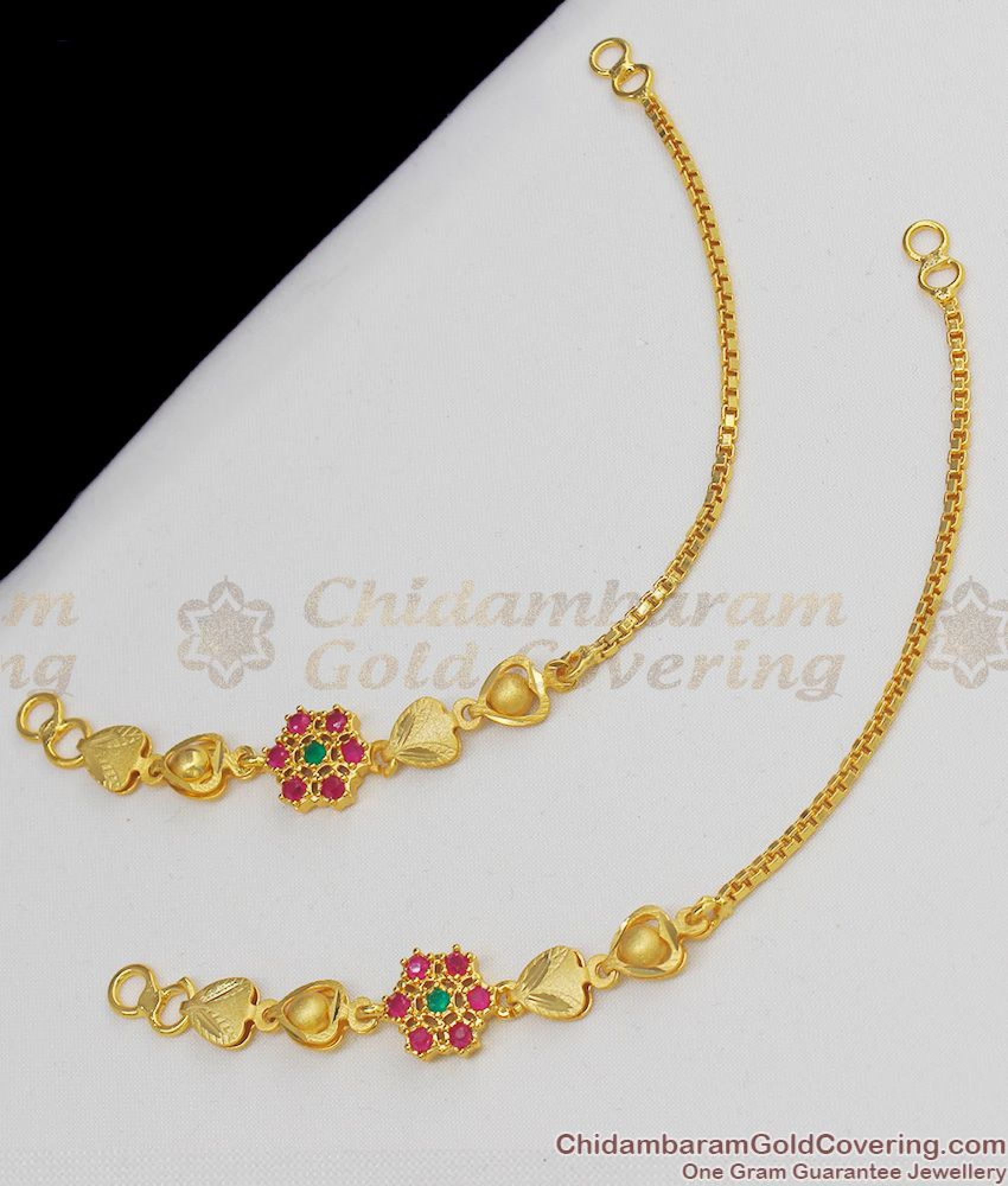 Iconic Heart Forming Maatal Gold Plated Hair Ornament For Ladies Buy ...