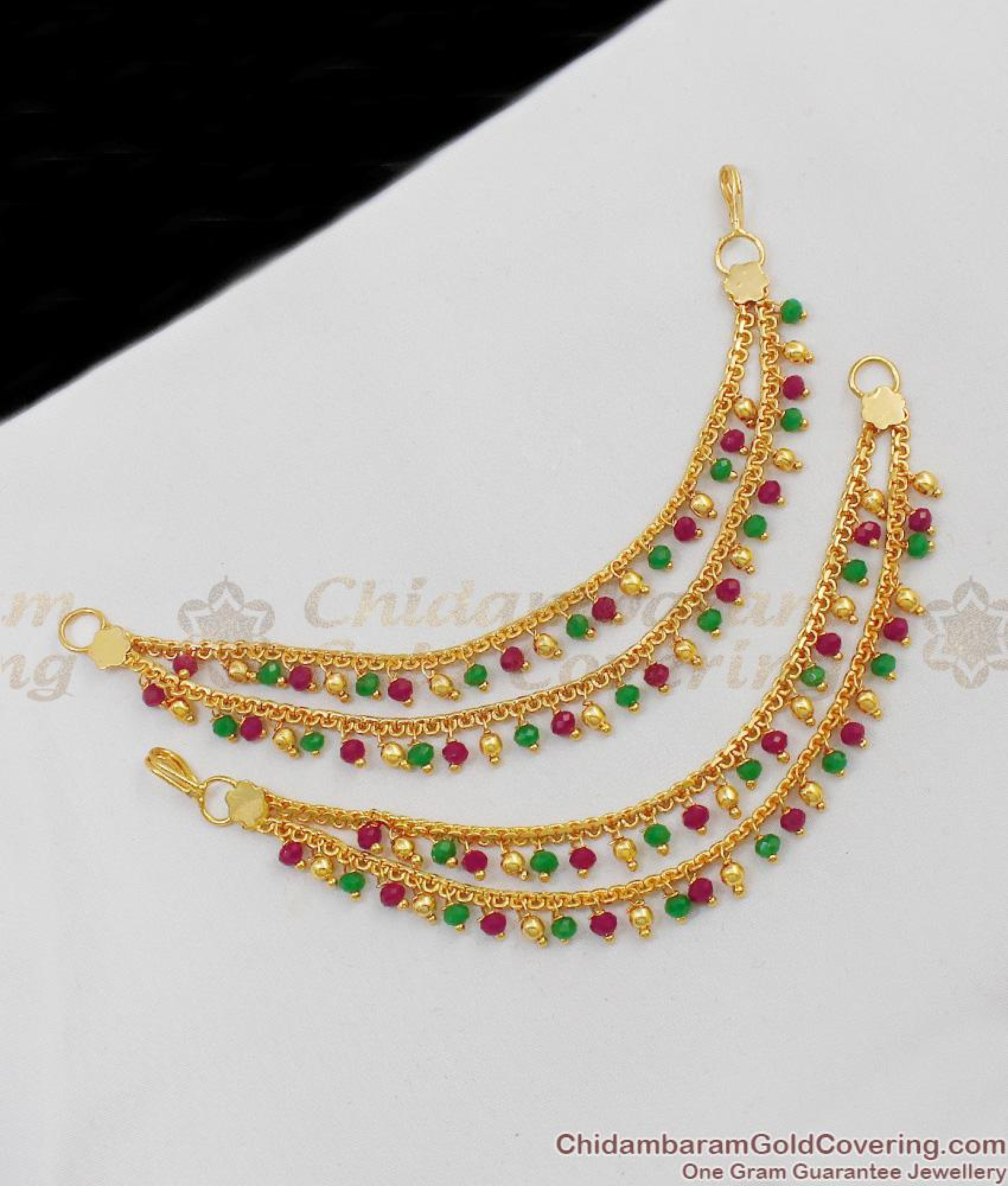 Two Line Chain Maatal With Multi Pearls Bridal Design Buy Online Online ...