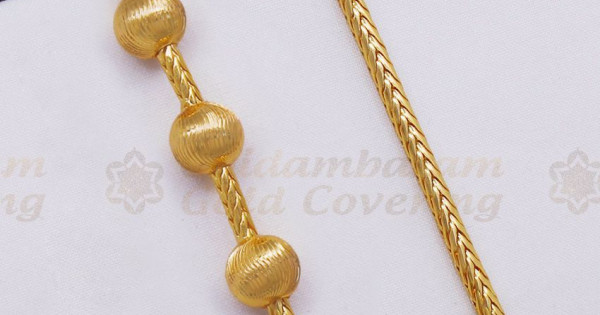 Buy 30 Inch Long 1 Gram Gold Mugappu Thali Kodi Chain MCH1025-LG