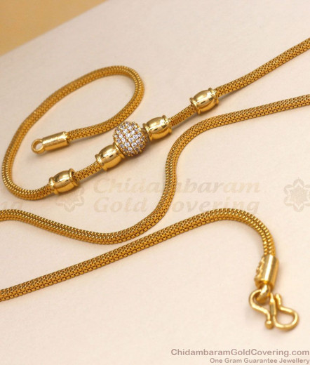 Gold Plated Mugappu Design | 1 gram gold latest design