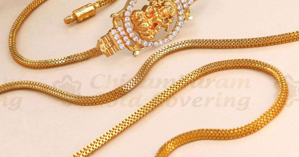Beautiful Gold Lakshmi Mugappu Designs For Womens MCH1341