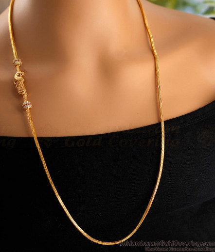 Gold Plated Mugappu Design | 1 gram gold latest design