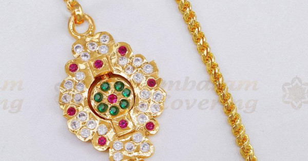 Daily Wear Impon Gold Plated Mopu Chain 5 Metal Jewelry MCH1531