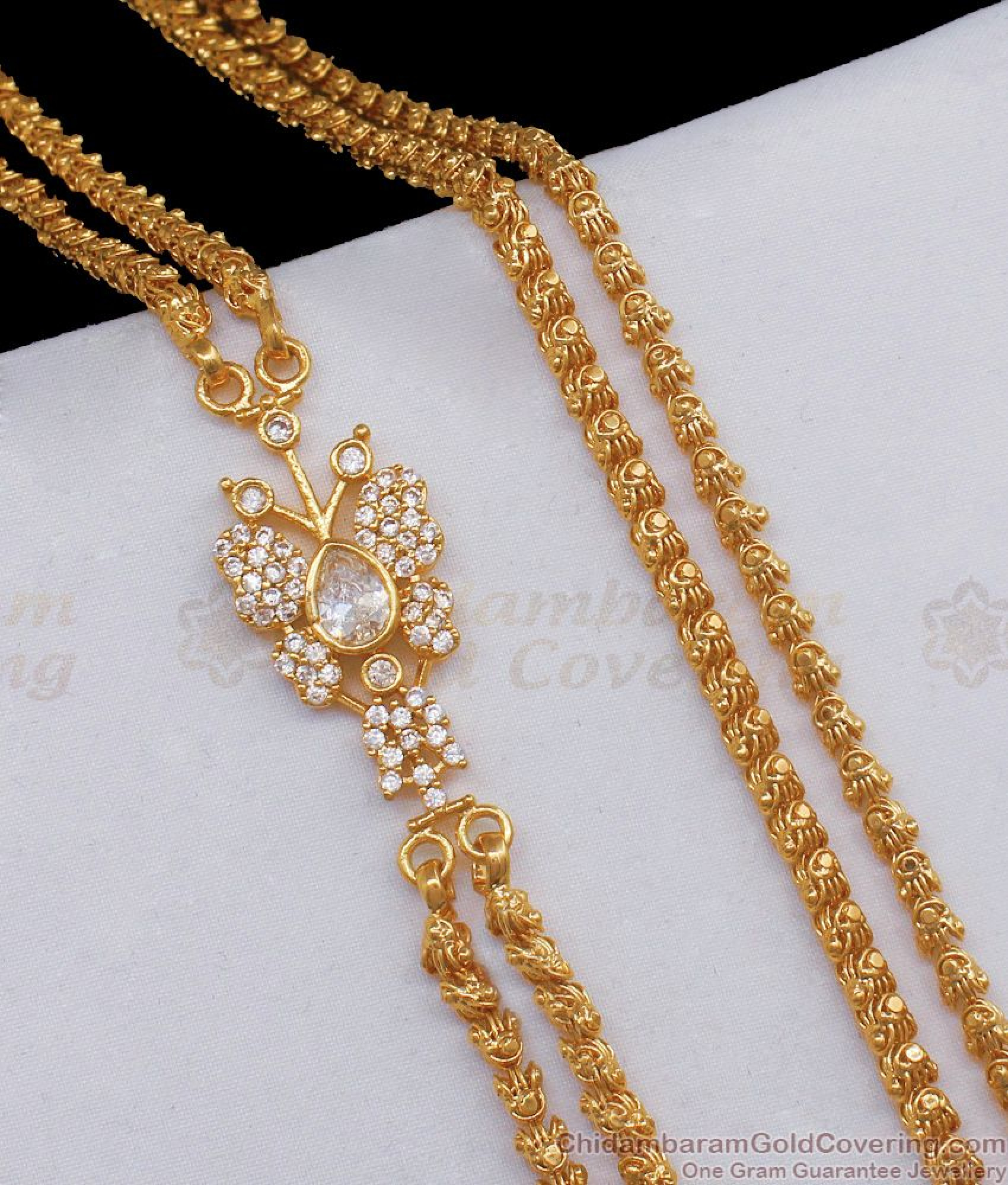 Buy Double Line Daily Wear Trendy Mugappu Designs For Thali Chains MCH729