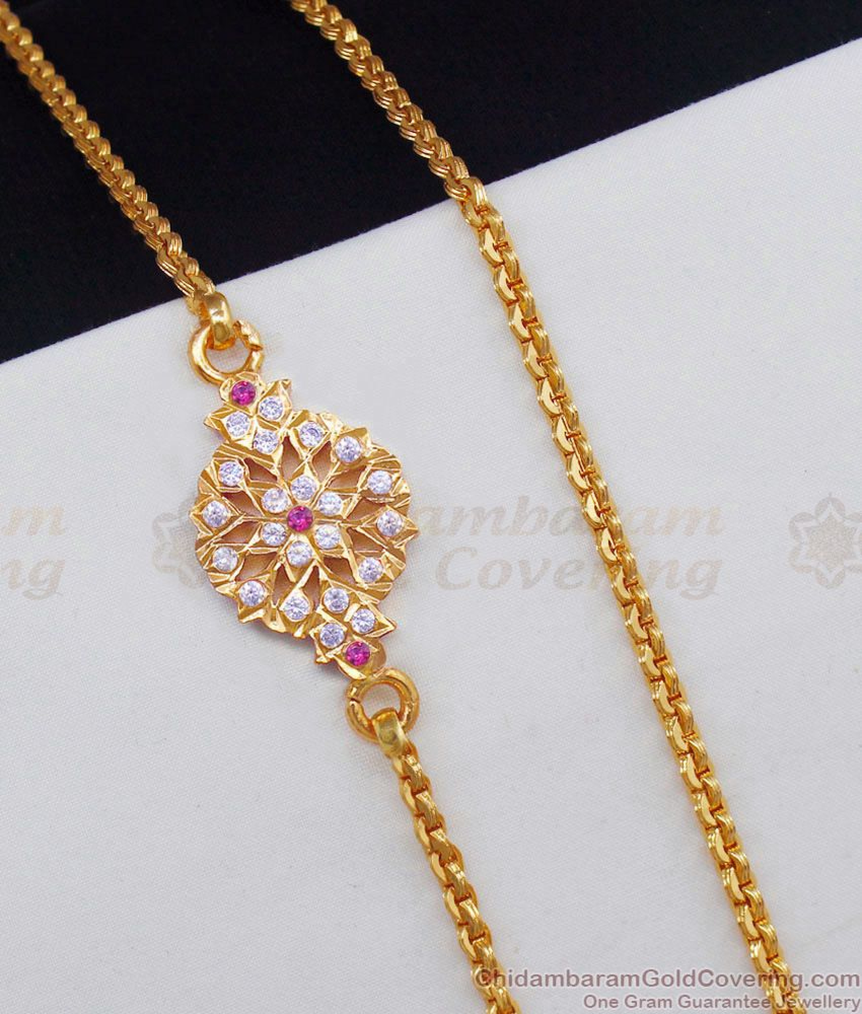 Buy Single Line Impon Mugappu Design For Married Womens MCH747