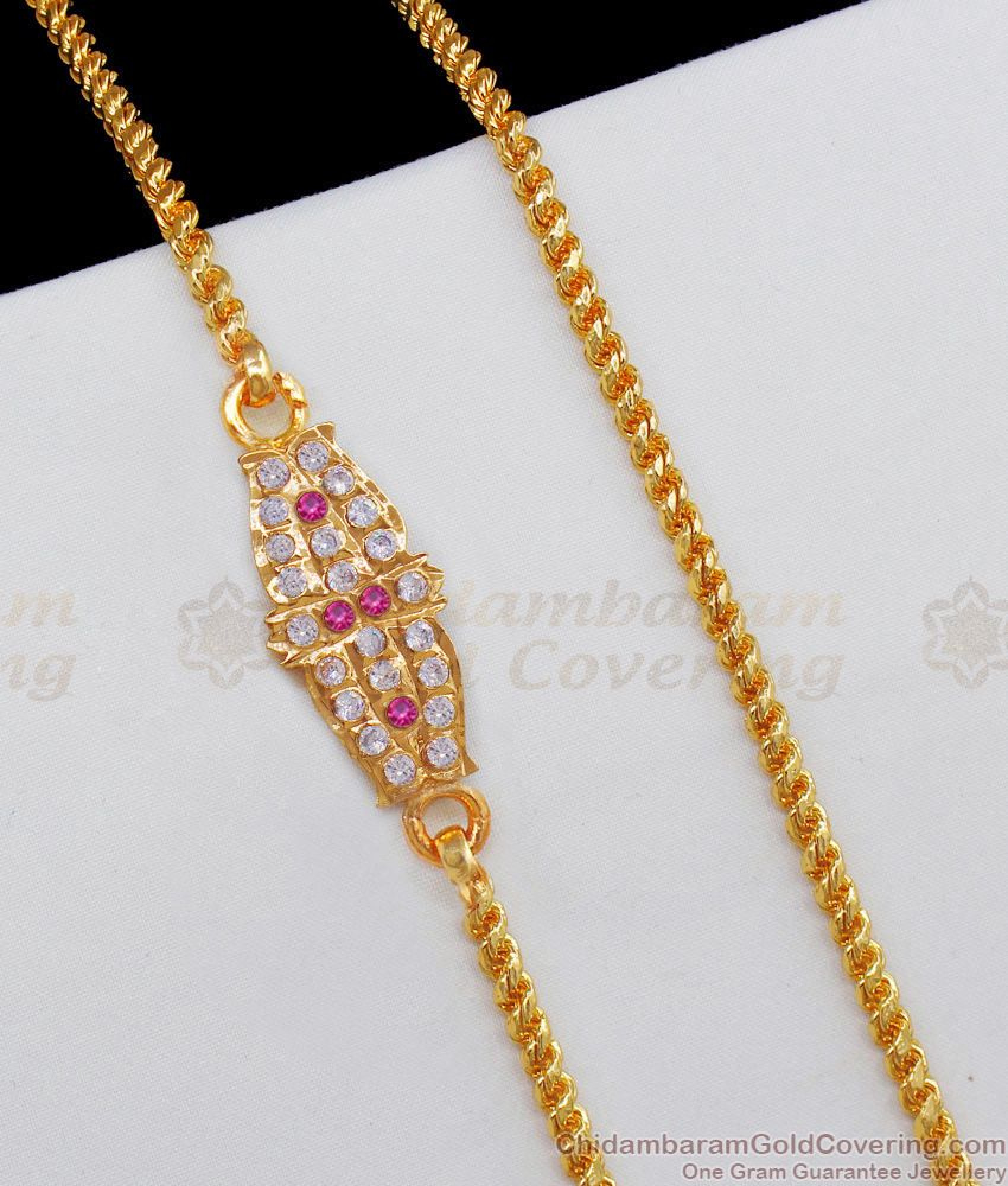New Design Original Impon Single Mugappu Chain Designs MCH949