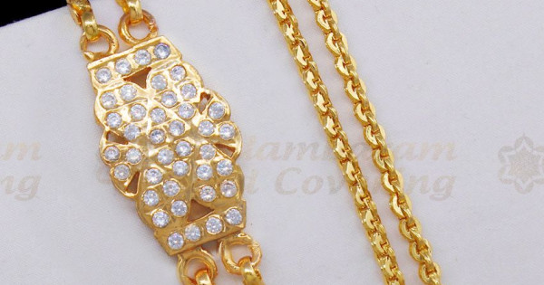 Two Line Impon Mugappu Chain for Daily Use MCH973