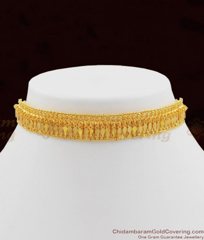 South Indian Traditional Kerala Pattern Mullai Trendy Designed Gold ...