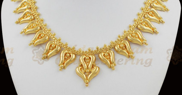 Beautiful Tribal Traditional Trendy Wear Gold Plated Necklace ...