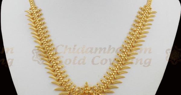 Ruby Stone Gold Plated Traditional Mullaipoo Malai Choker Necklace NCKN1104