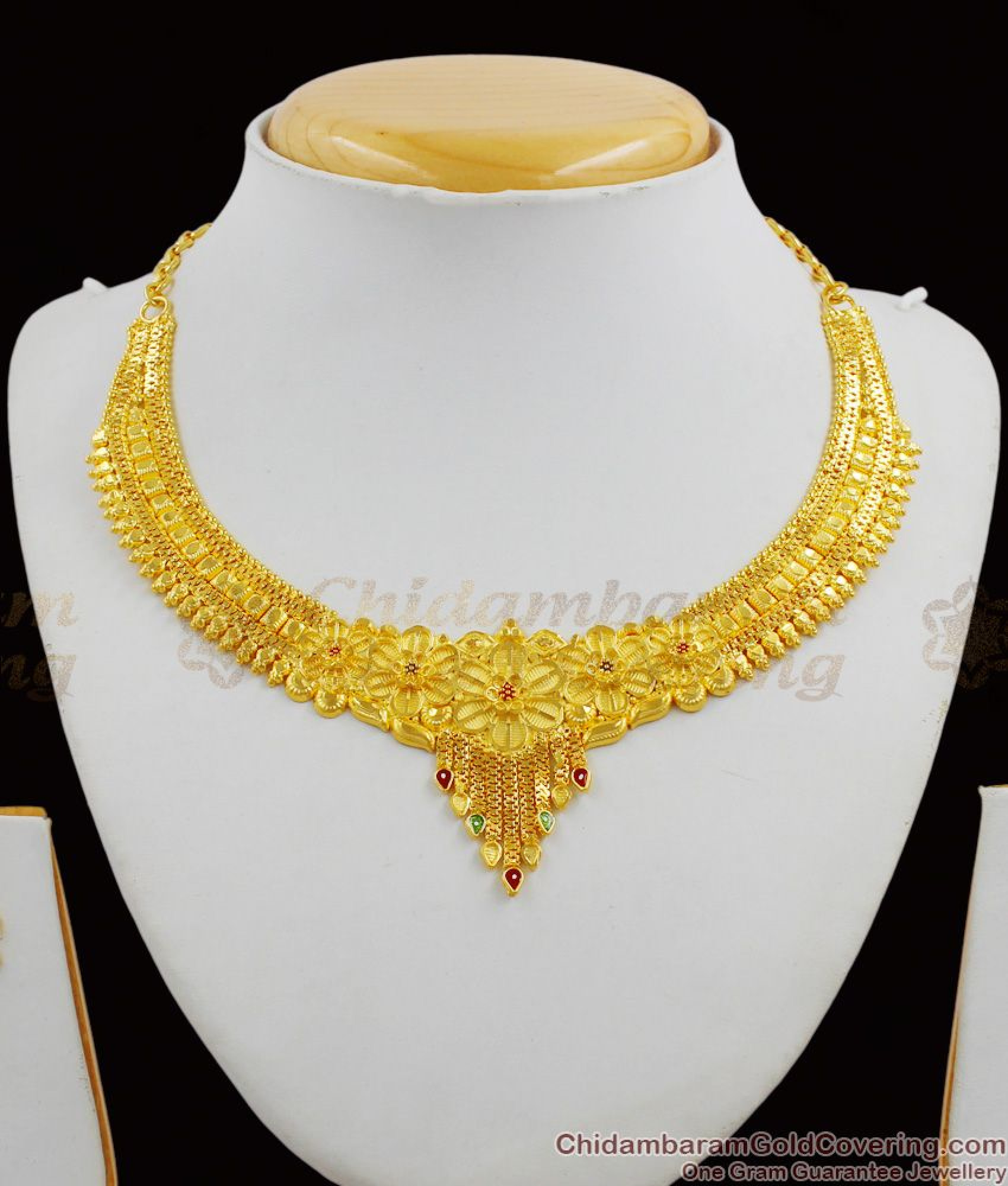 Pure Gold Forming Grand Calcutta Design Necklace Collection With ...