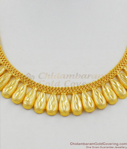 South Indian Traditional Kerala Pattern Mullai Trendy Designed Gold ...