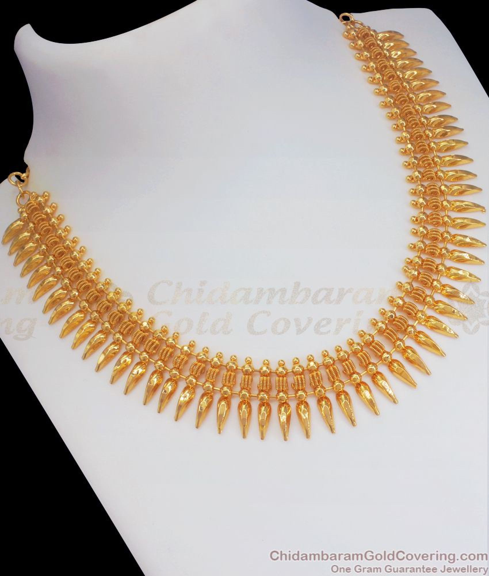 Mullai Poo Gold Necklace For Women Gold Plated Jewelry Collection NCKN1889