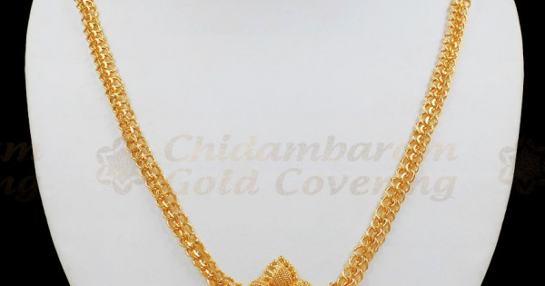 Simple Dollar Chain Necklace Design Gold Imitation Jewelry NCKN1926