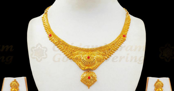 Gorgeous Gold Forming Pavala Stone Necklace Party Wear NCKN2347