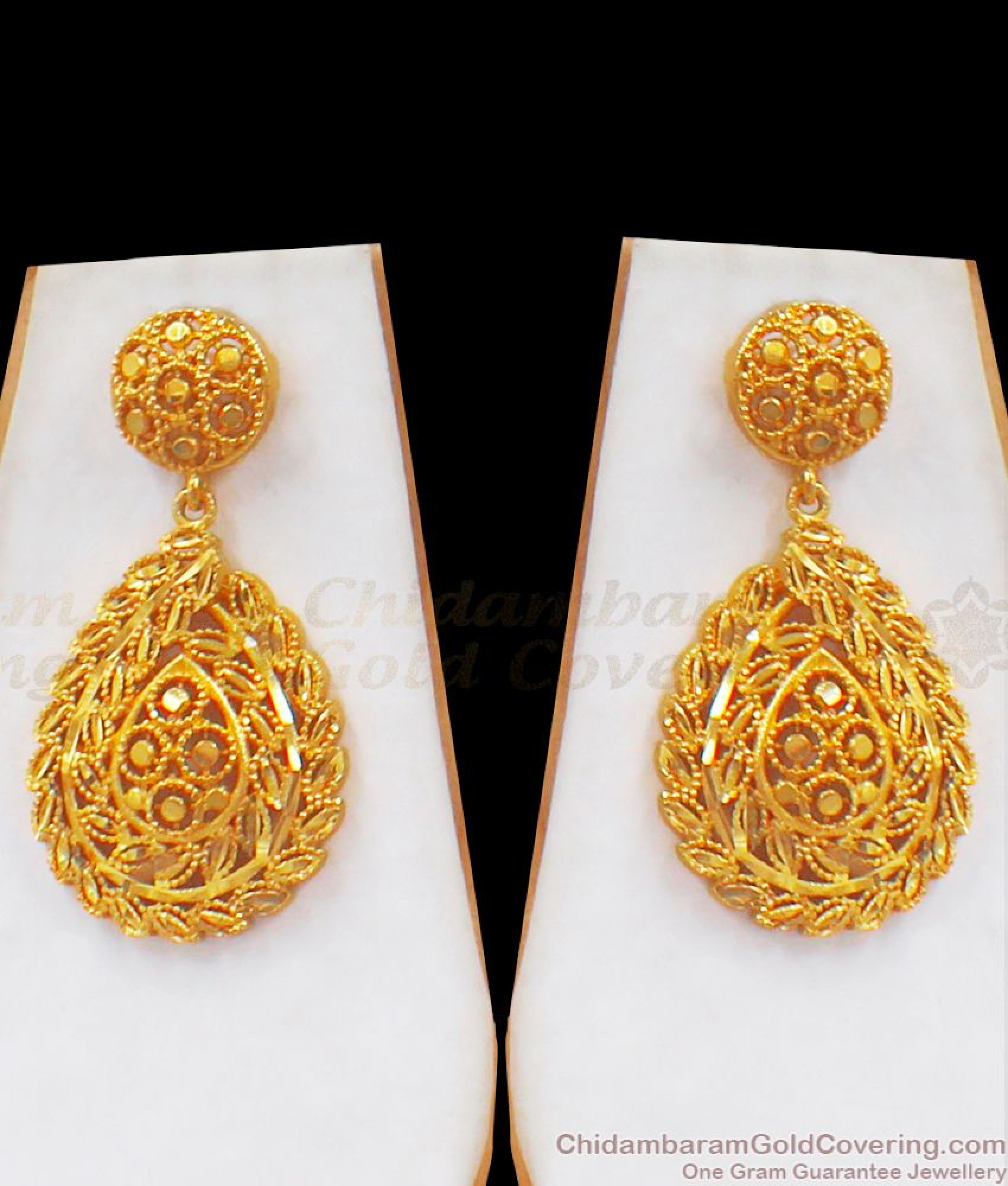 Fascinating Broad Design Gold Necklace Earring Combo and Finger Ring ...