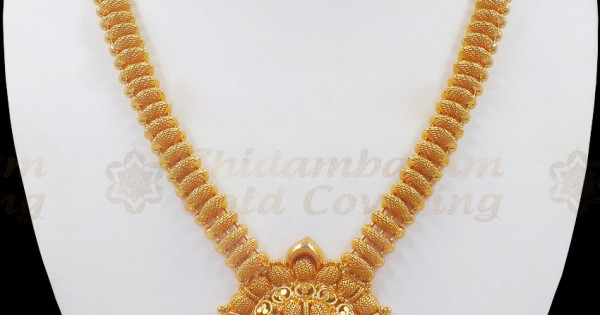 Full Net Pattern Gold Covering Necklace White Stone NCKN2525