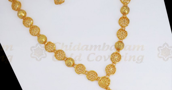 Buy Online Gold Necklace Arabic Design NCKN2584