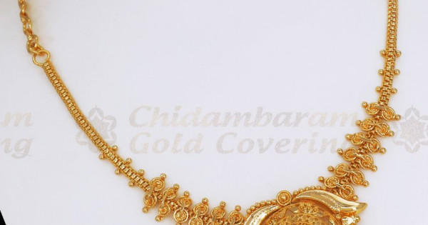 Look Like Real Gold Necklace Kolkata Pattern Shop Online NCKN2752