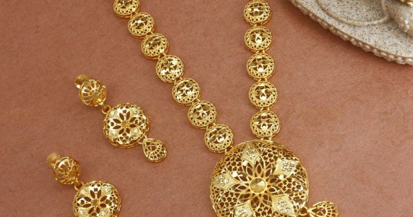 Dubai Real Gold Design Necklace Forming Collection Shop Online NCKN2927