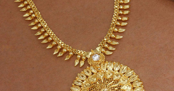 Stunning Artificial Gold Necklace Design Bridal Collections NCKN2964