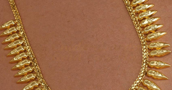 Buy One Gram Gold Mullaipoo Kerala Necklace Designs Online NCKN2988