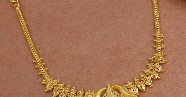 Bengali Bridal Special Gold Kolkata Necklace Shop Online NCKN3040