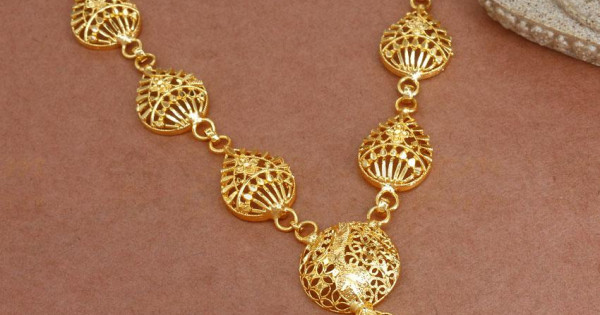 New Arrivals One Gram Gold Necklace Arabic Designs Shop Online NCKN3169