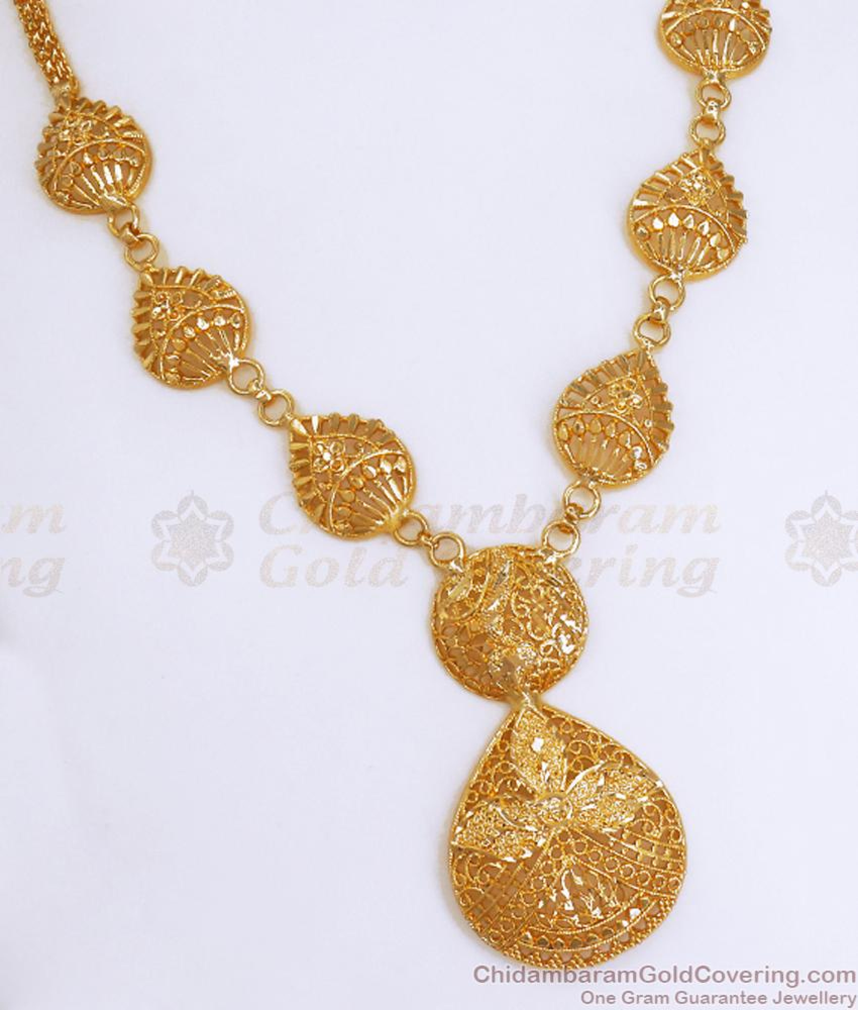New Arrivals One Gram Gold Necklace Arabic Designs Shop Online NCKN3169