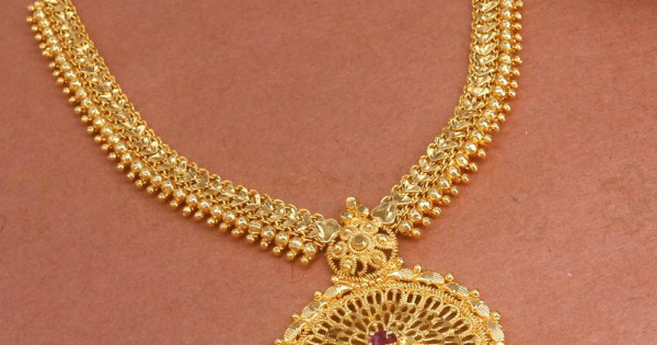 Grand Bridal Look One Gram Gold Chain Necklace Women NCKN3259