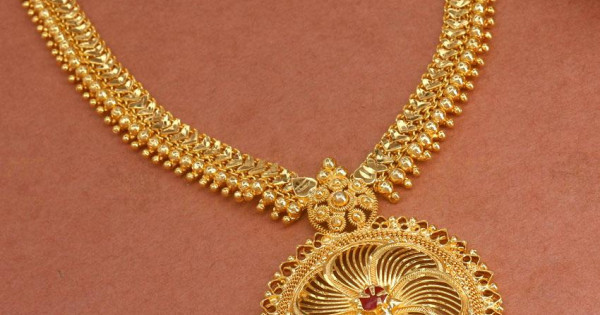 High Quality Gold Necklace Imitation Jewelry Bridal Design NCKN3270
