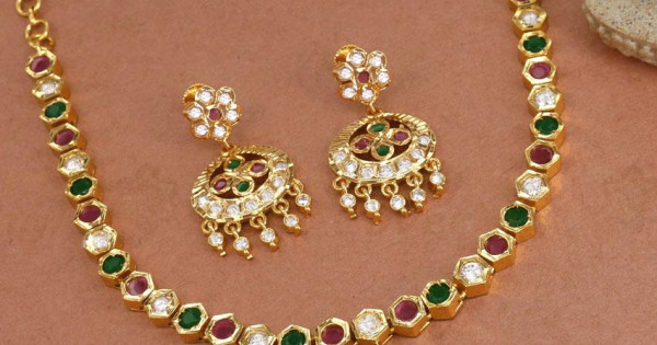 New Arrival Diamond Necklace Bridal Impon Collections NCKN3357