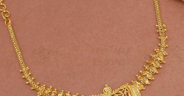 Traditional Calcutta Gold Plated Necklace Online NCKN3360
