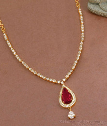 One gram ruby necklace store