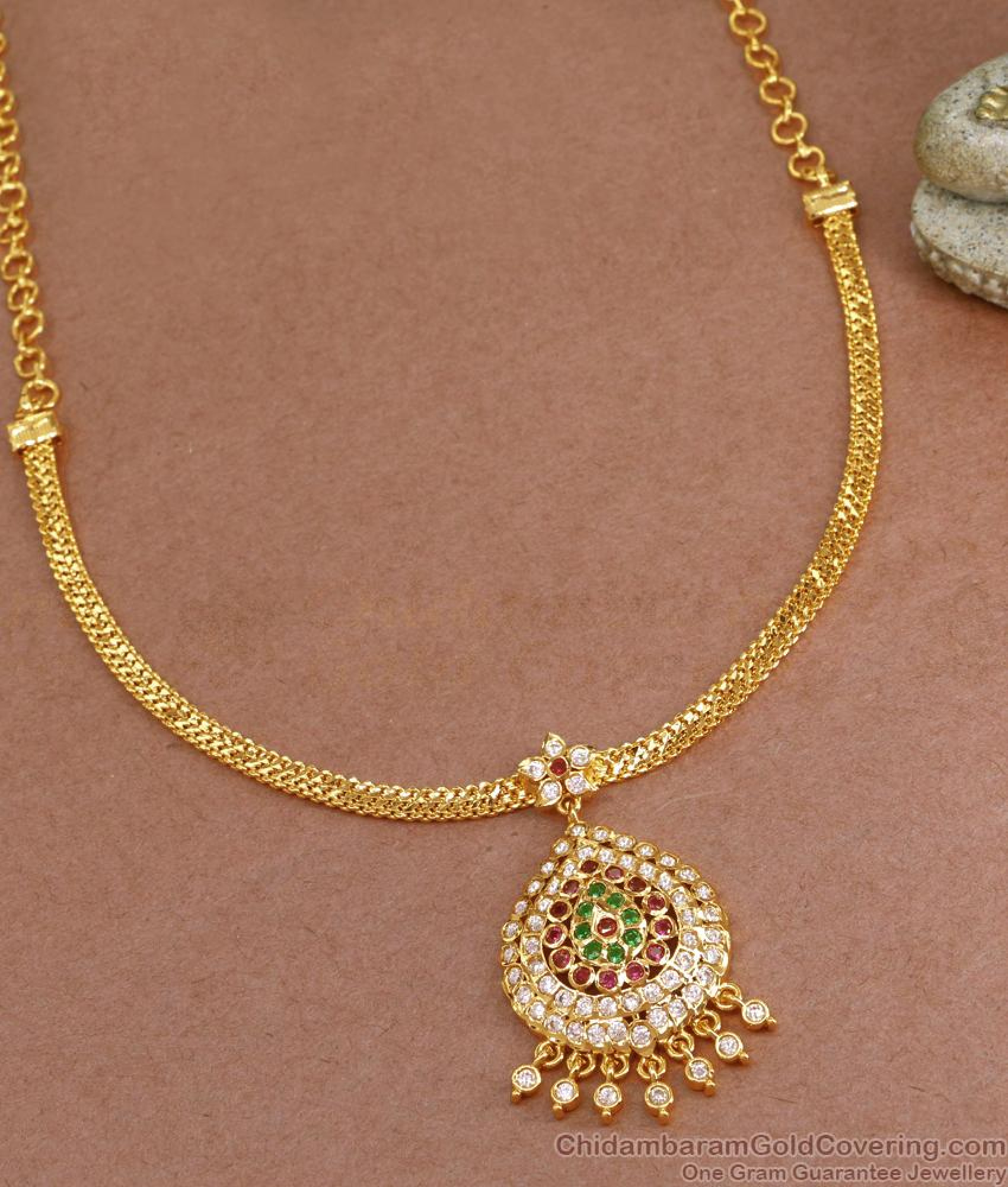 Beautiful Gati Stone Impon Gold Attigai Collection Wedding Jewellery ...
