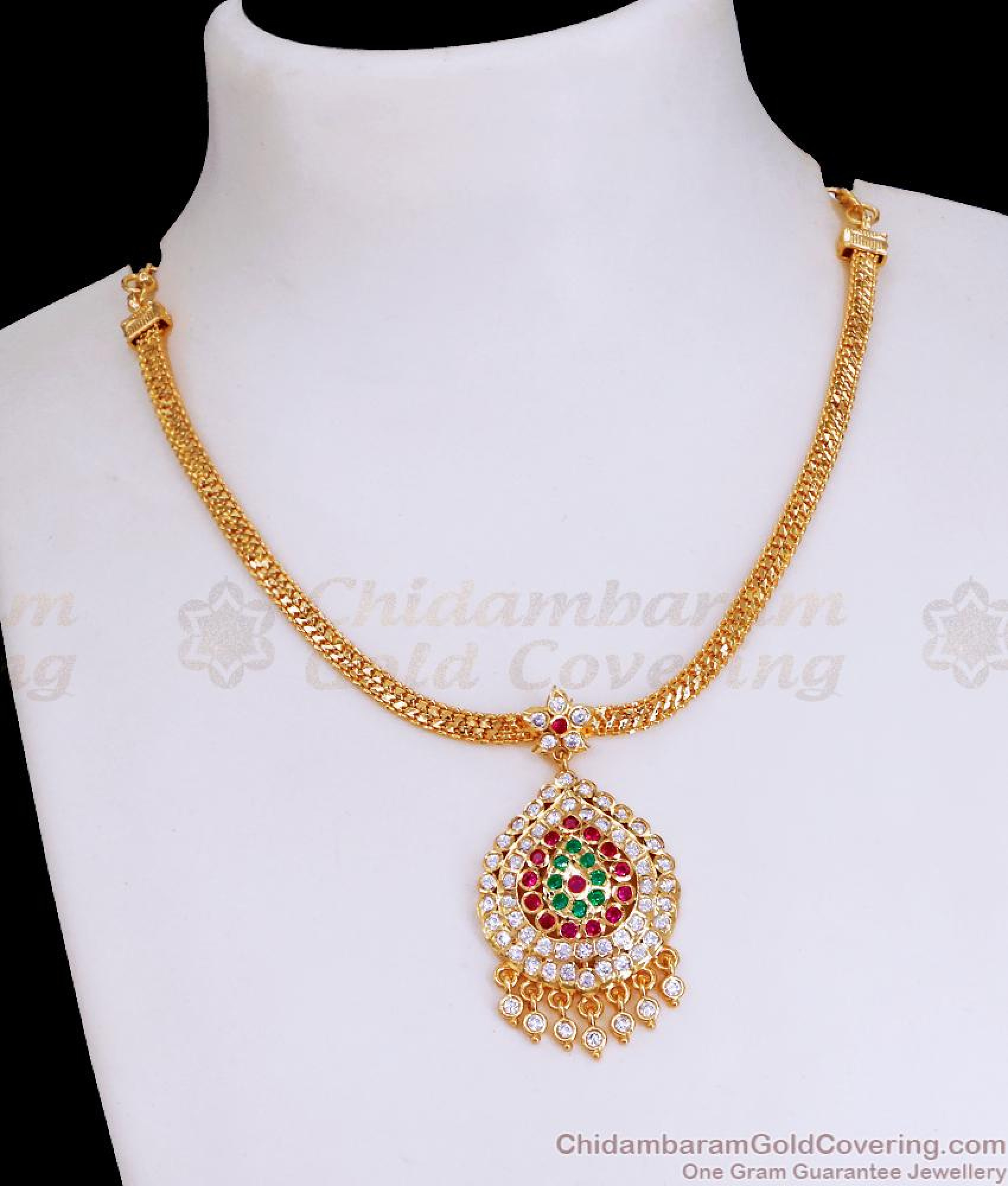 Beautiful Gati Stone Impon Gold Attigai Collection Wedding Jewellery ...