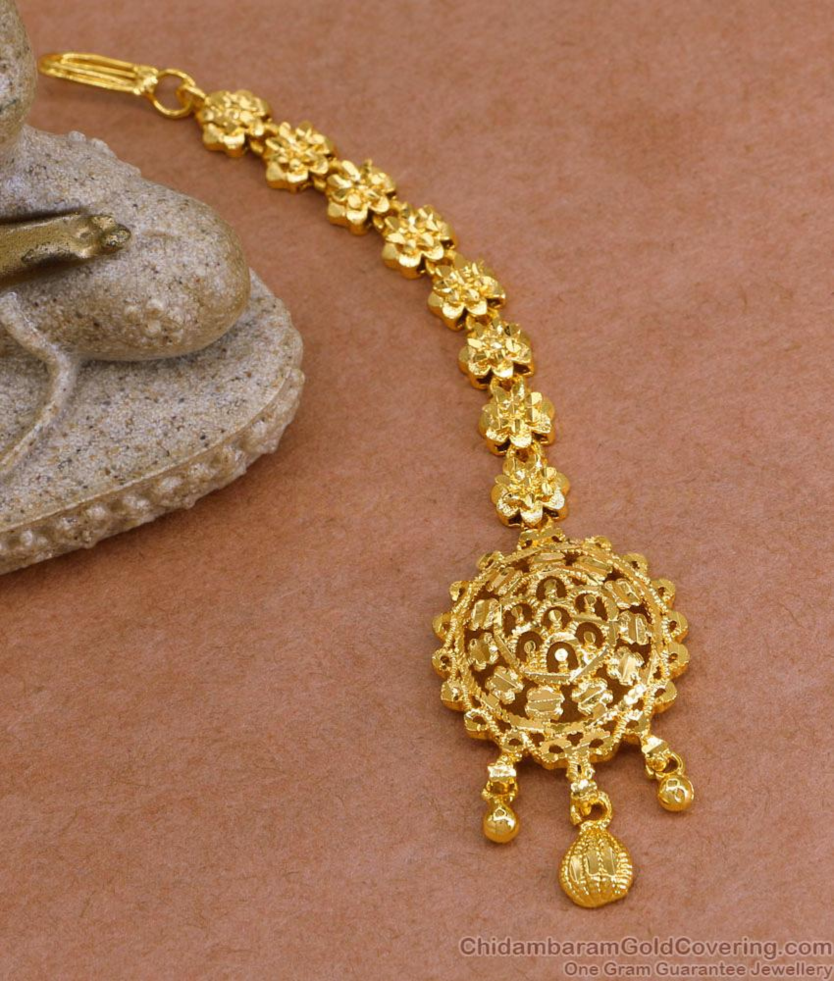High Quality Gold Plated Designer Nethichutti Bollywood Design NCHT434