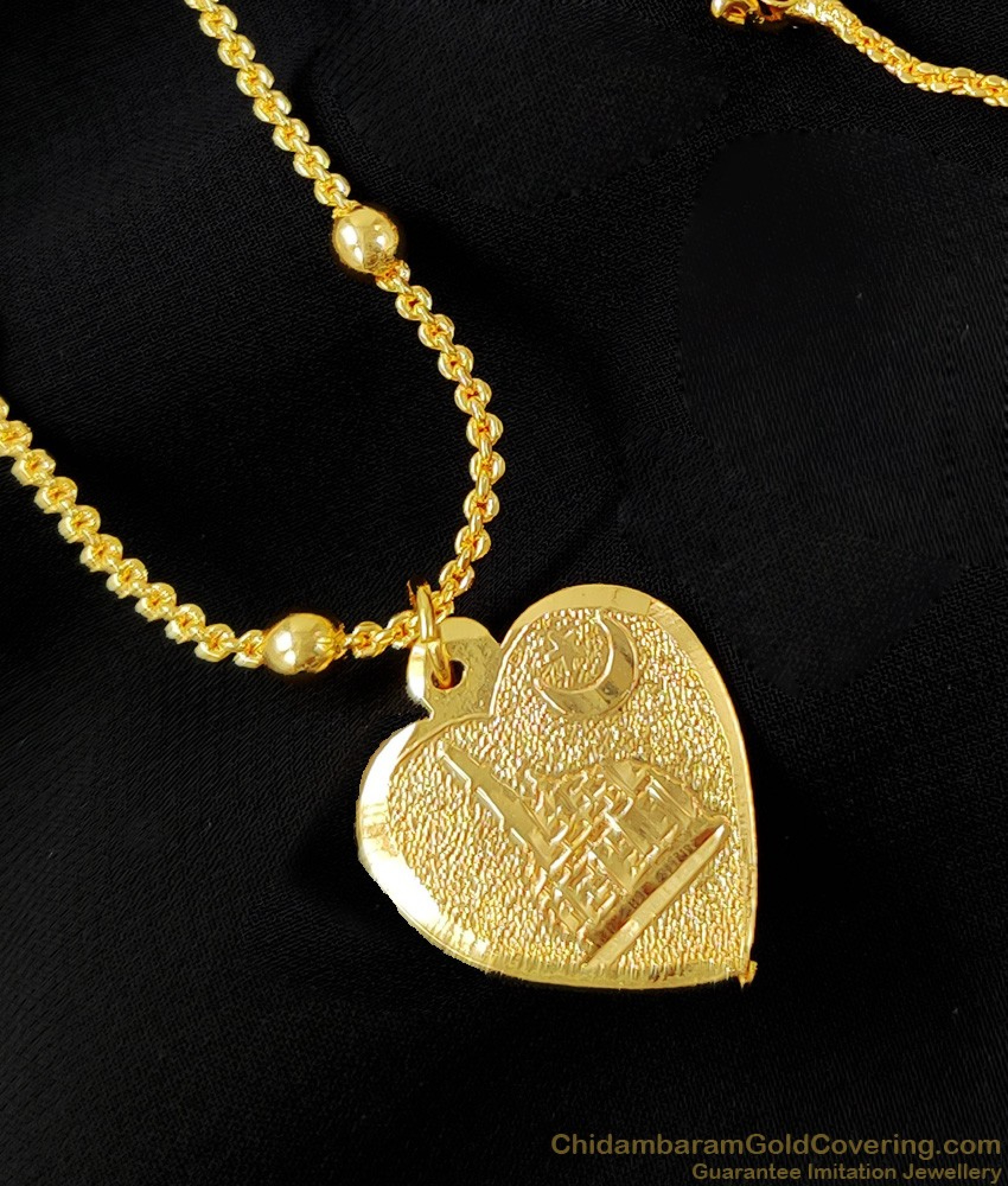 24kt Gold Plated Muslim Pendant for Girls and Boys
