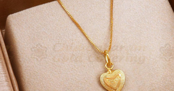 Elegant Heart Shaped Small Pendant Chain SMDR2249