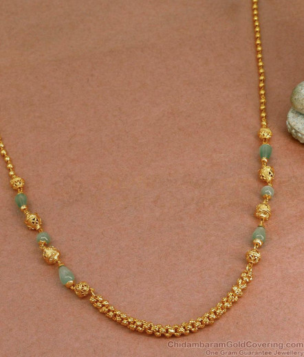 Traditional One Gram Gold Mangalsutra Short Double Line Chain Designs ...