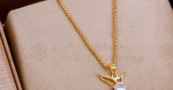 Light Weight One Gram Gold Pendant Chain Shop Online SMDR2439